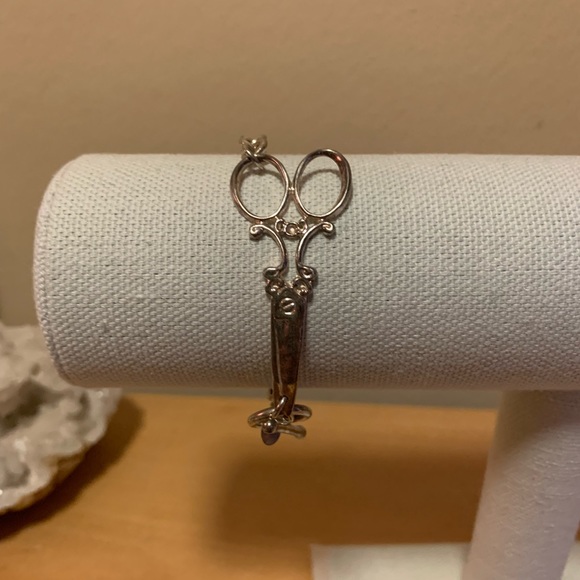Jewelry | Sterling Silver Scissor Bracelet | Poshmark